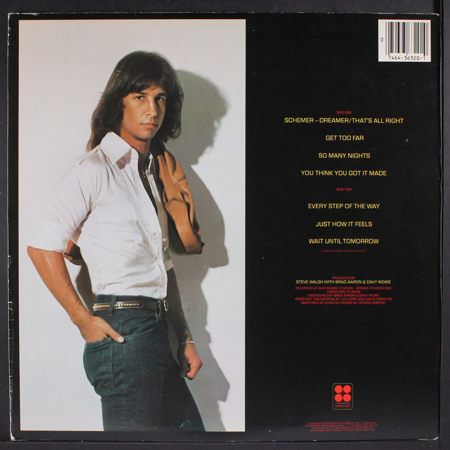 STEVE WALSH: schemer dreamer KIRSCHNER 12" LP 33 RPM | eBay