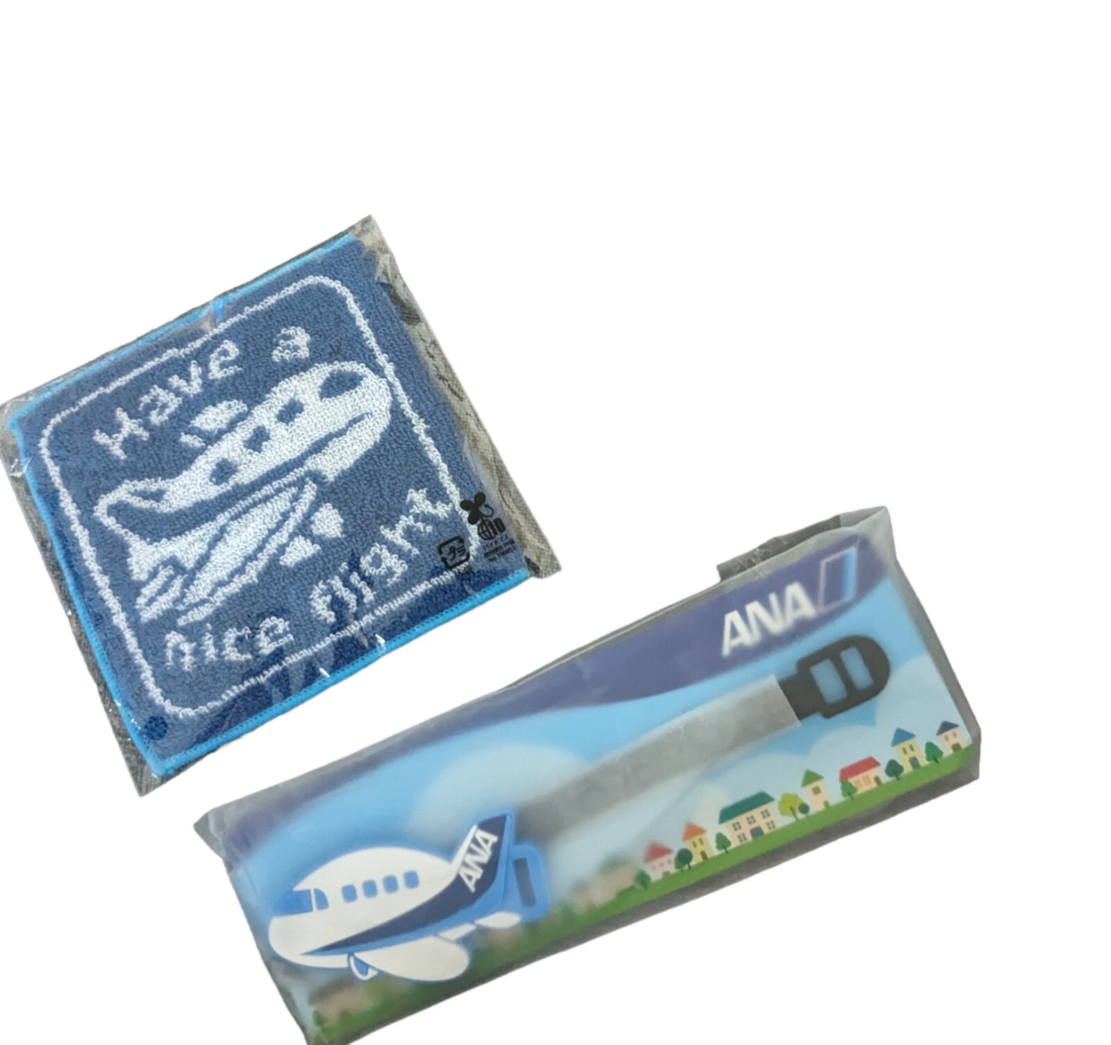【ANA All Nippon Airways】Souvenir Imabari Mini Towel and Luggage Tag | eBay