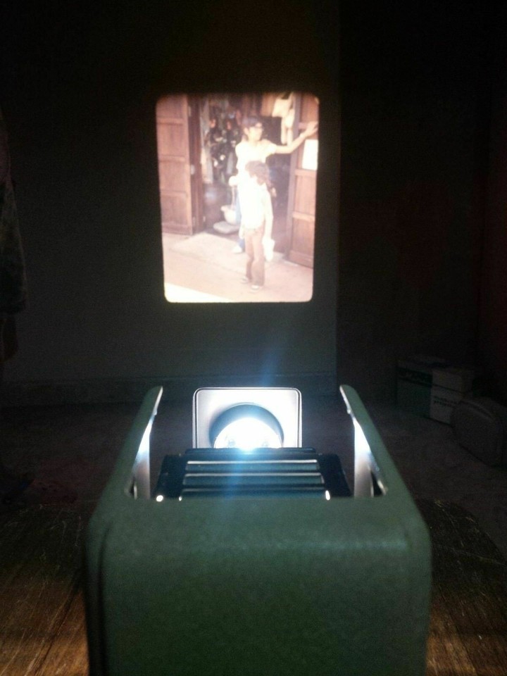 Tested Chiyoda Kogaku MINOLTA Mini 35 Projector Slide Working + Cover ...