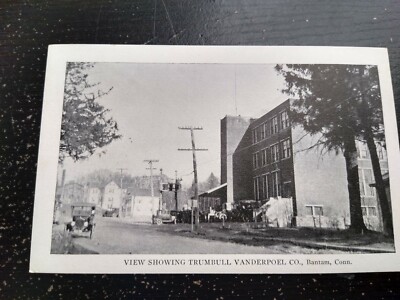 View Showing Trumbull Vanderpoel Co. Bantam Conn Street Scene Photo ...