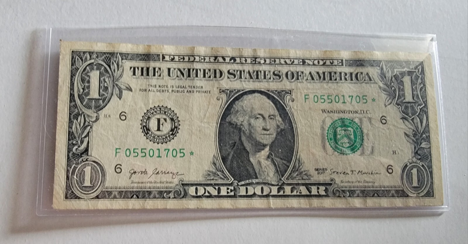 2017 $1 ONE DOLLAR 🌟 F05501705* FANCY STAR NOTE !!! | eBay