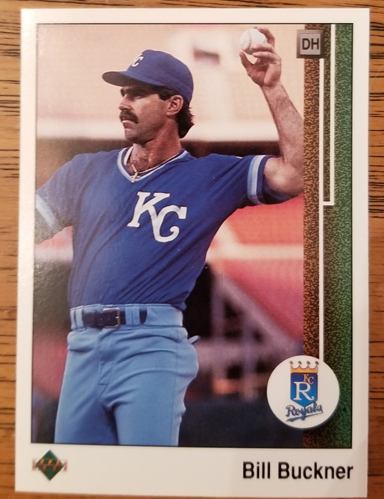 Bill Buckner Kansas City Royals 1989 Upper Deck Baseball Card #639 Mint ...