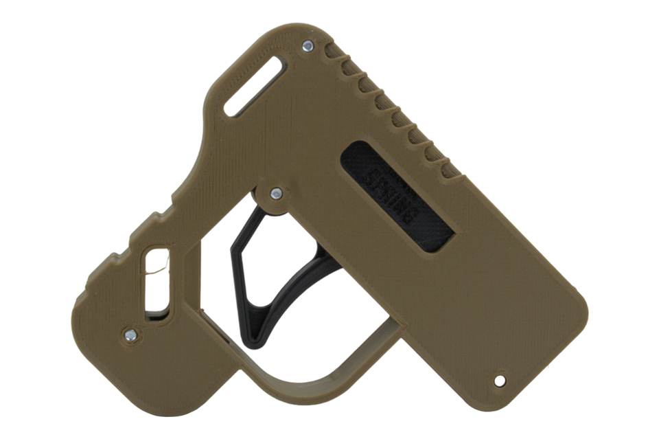 3D Printed Tic Tac Gun Toy Model:TTG2 Color: Wood/Black (Tic Tac's ...