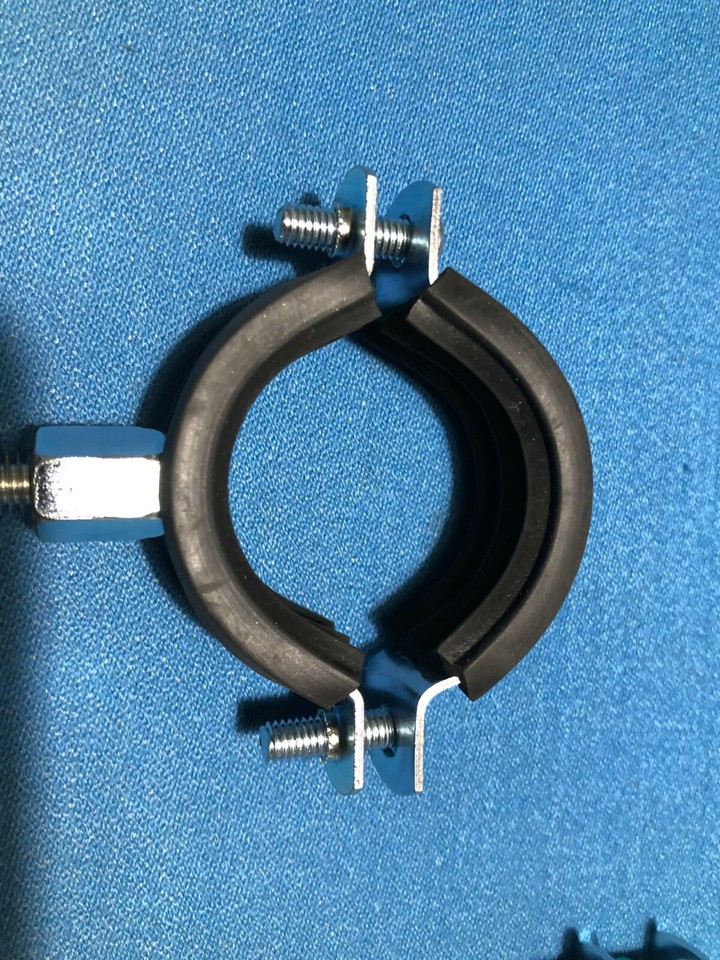 flag pole/washing line post support tube Bracket clamp Stand Off wall ...