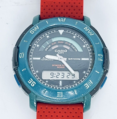 CASIO Overland Seymour Powell Design AW-900 Retro Vintage Digital Watch ...