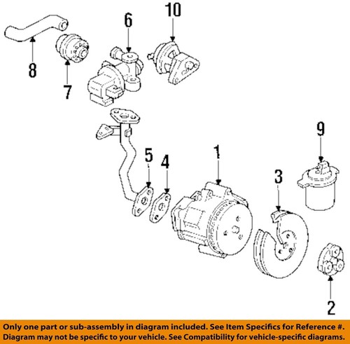 GM OEM 94-97 Camaro Emission System Emission Components-Egr Valve ...