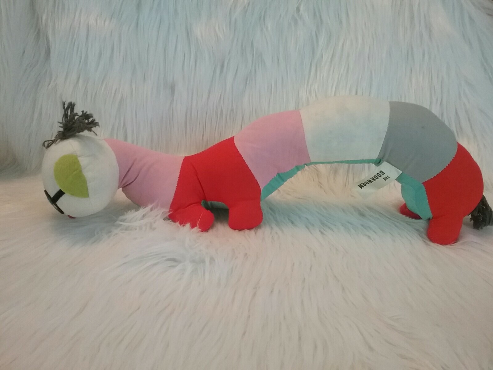 Handmade Bookworm Plush Stuffed Animal By The Bookworm 20" | eBay