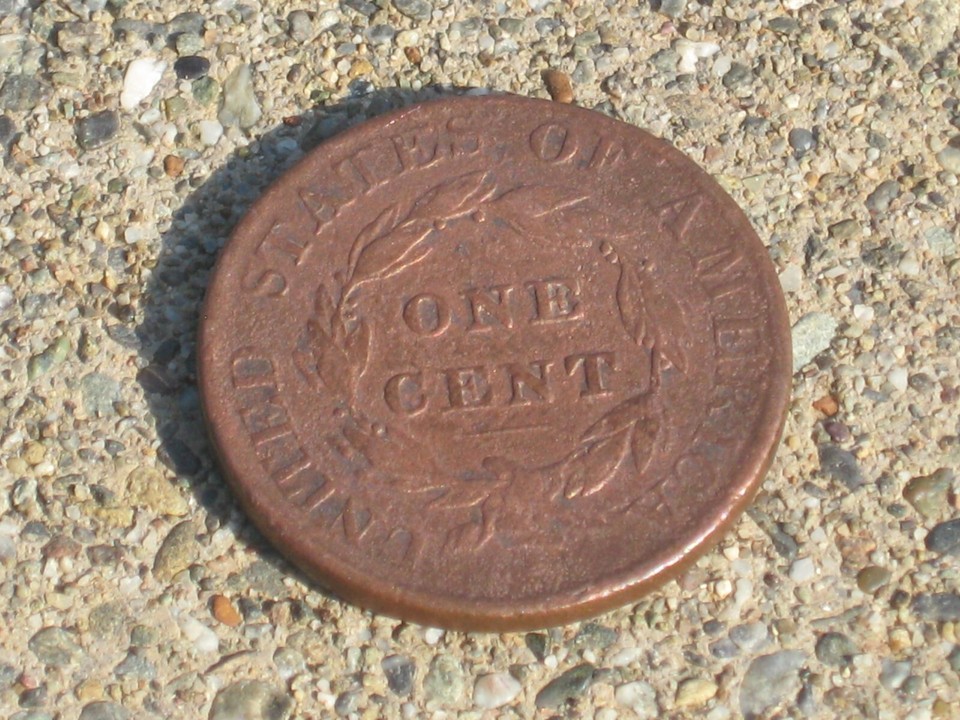 KEY - 1824 LIBERY HEAD LARGE CENT CIRCULATED COINS MONEY 1c U.S. ~ NO R ...