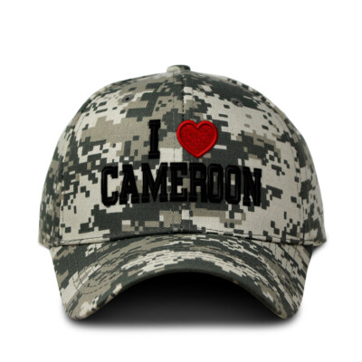 Camo Baseball Cap I Love Cameroon Cotton Hunting Dad Hats for Men ...
