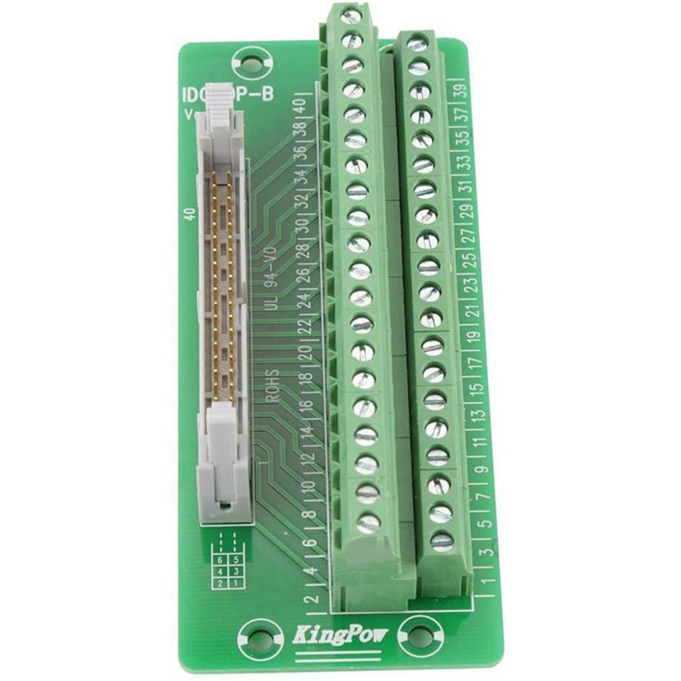 3X IDC40P 40Pin Steckerleiste Brett Klemmleiste Stecker SPS ...