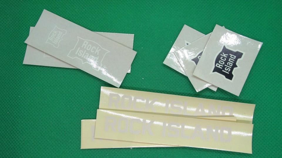 Champ Decals O Gauge N-23 Rock Island, White Lettering - Details Below ...