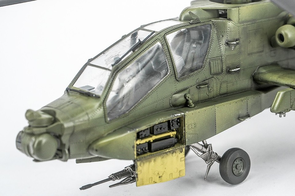 Trumpeter 05838 1:48 AH-64A Apache Helicopter Assembly Model Kit | eBay