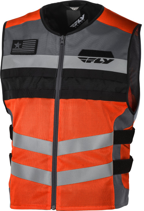 Adult Fast Pass Vest (Neon Orange, 2X-Large/3X-Large) Frost Gray | Neon ...