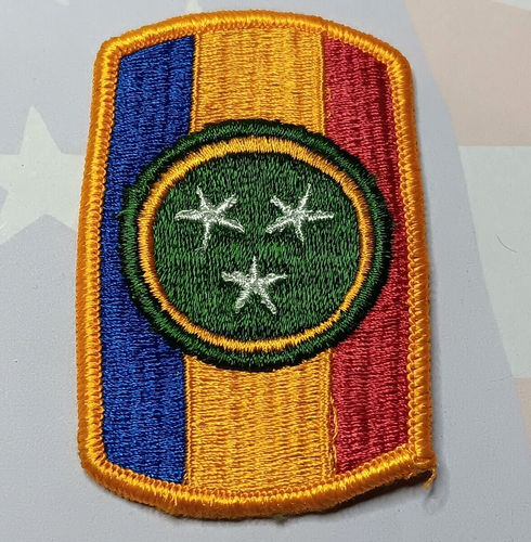 * NOS US Army 30th Armored Brigade Color Uniform Patch USA Regulation 3 ...