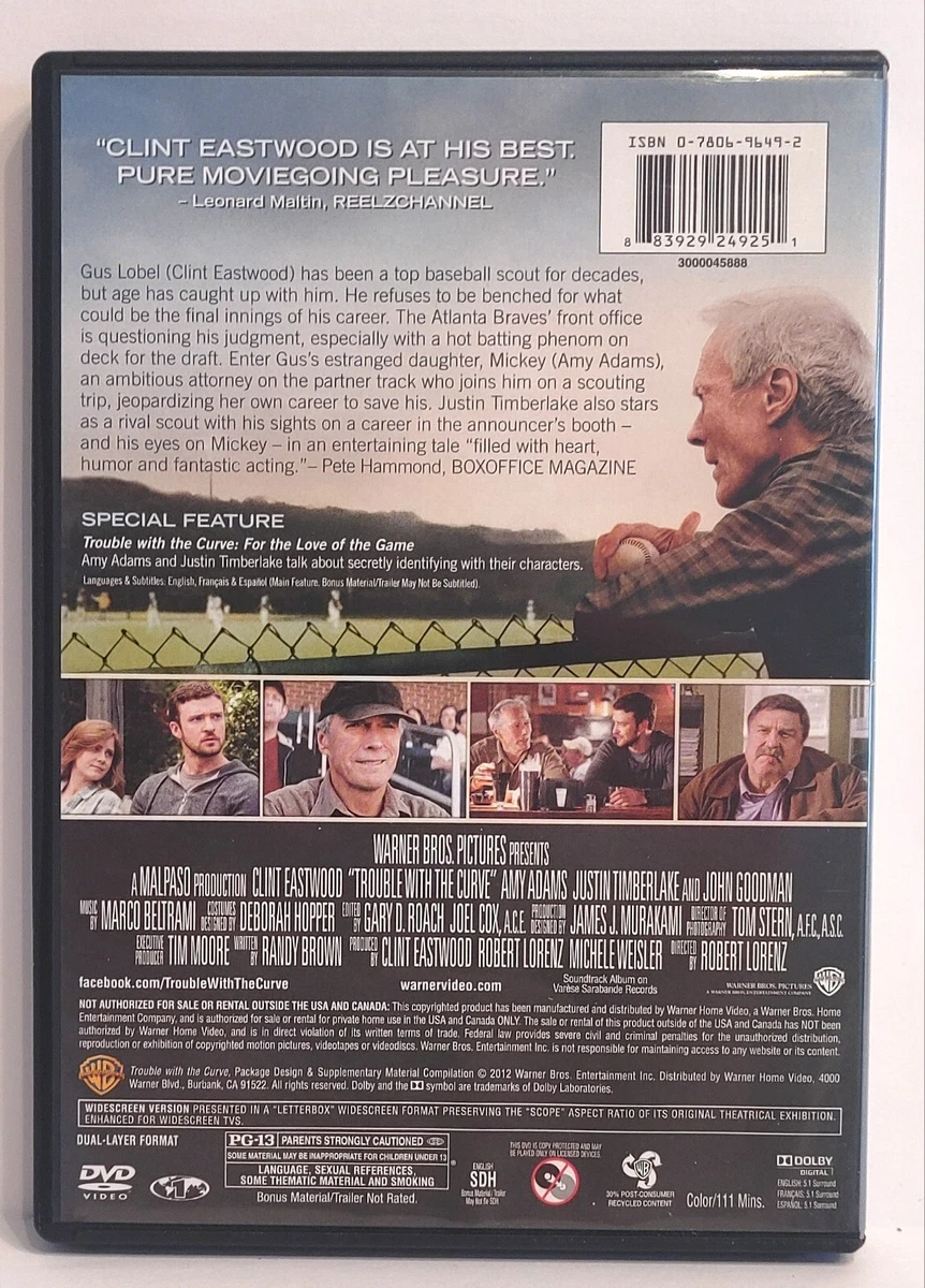 Trouble With The Curve Dvd Cover