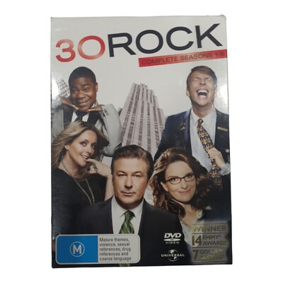 30 ROCK COMPLETE SEASON 1 To 5 BOX SET Region 4 DVD IN GREAT CONDITION ...