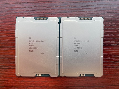 1x Intel Xeon W5-3423 QS CPU 3.1GHz-4.2GHz 12-Core 30MB LGA16A LGA4677 ...