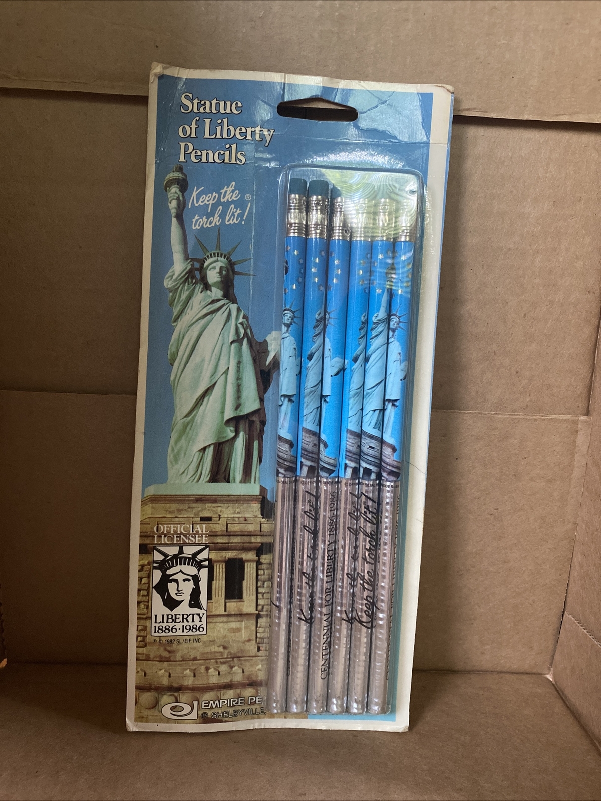 1982 Official Statue of Liberty Pencils Collection 1886-1986 Centennial ...