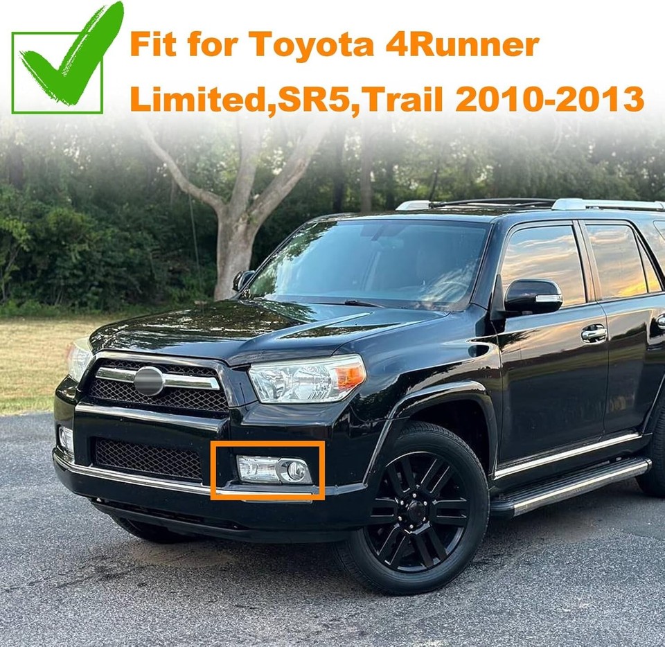 Daytime Running Lights Fog Lights for 2010-2013 toyota 4Runner Turn ...