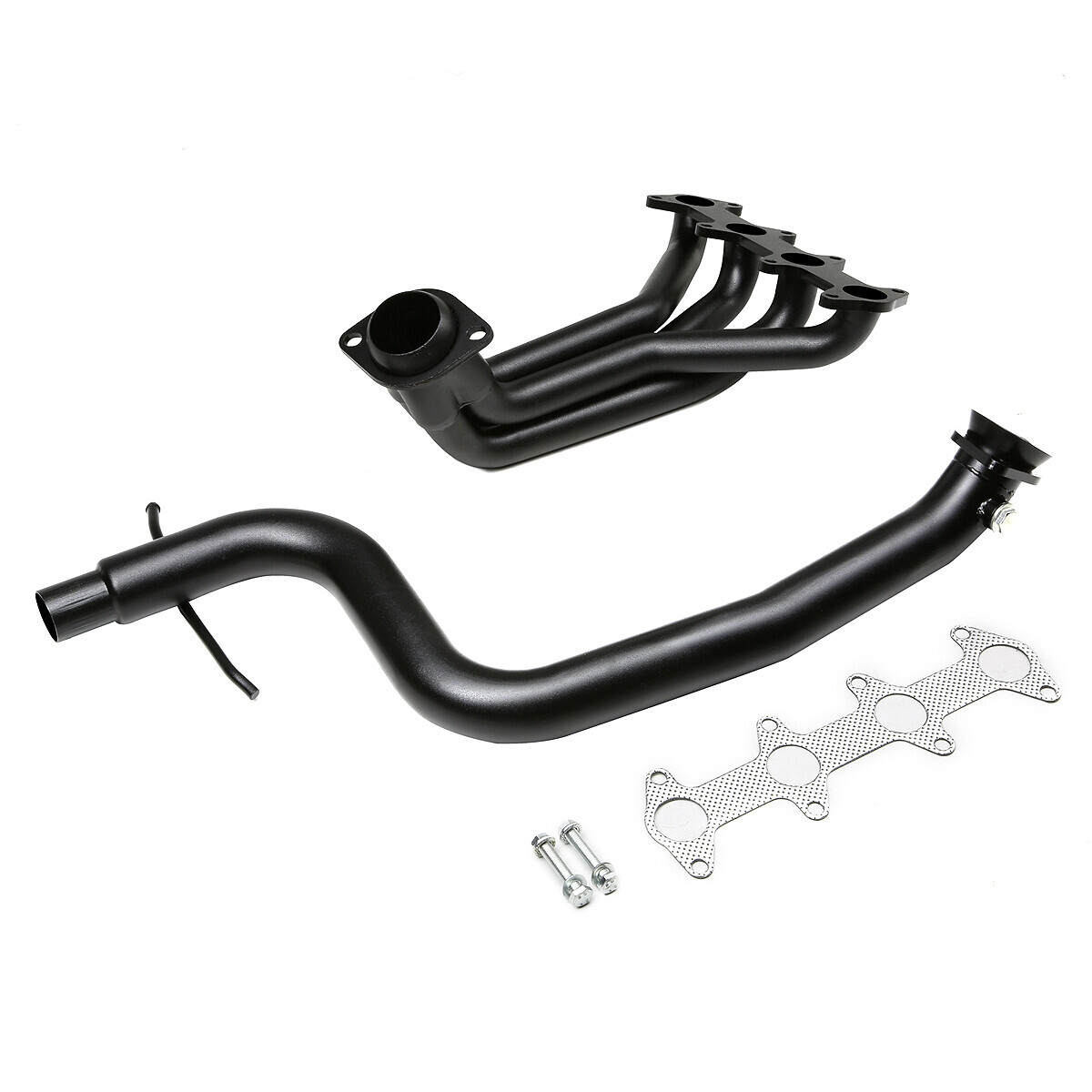 FOR 95-02 CAVALIER SUNFIRE 2.2L BLACK STAINLESS RACING HEADER MANIFOLD ...