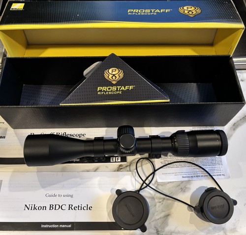 Nikon Prostaff 3-9X40 Matte BDC Long Range Mint In Box With Rings | eBay