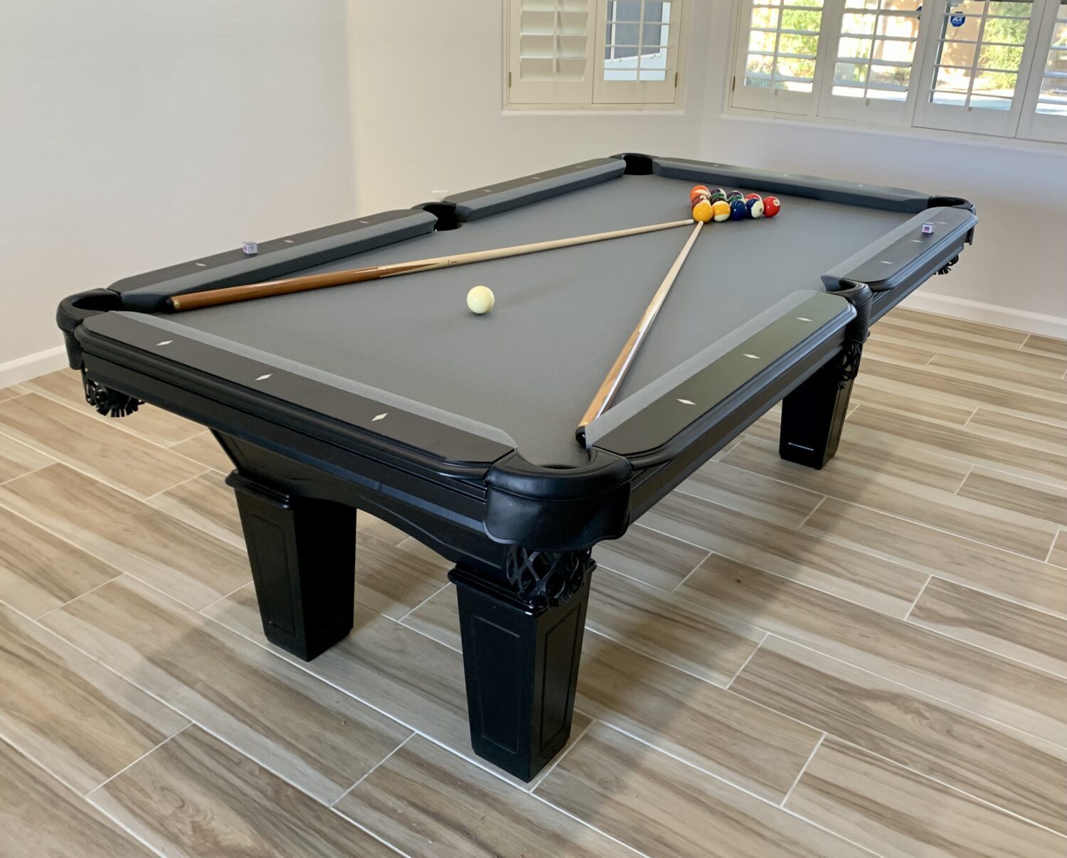 Black Shadow Pool Table | eBay