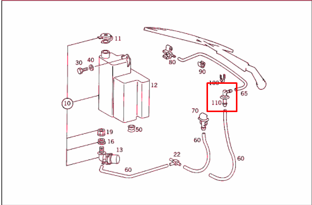 Mercedes-Benz SPRINTER 906 Wiper Arm Connector A6318690024 OEM for sale ...