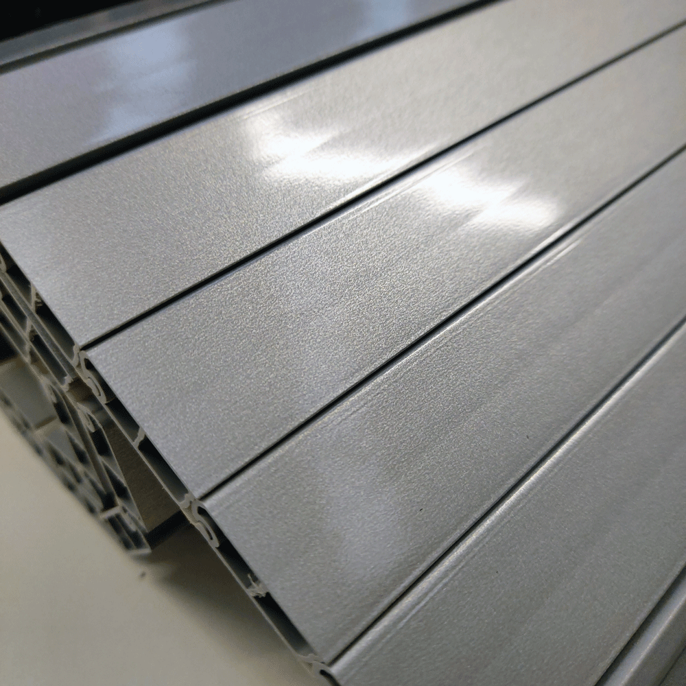 Tambour Door ( Roller Door ) Campervan Motorhome Quality Silver (Argent ...