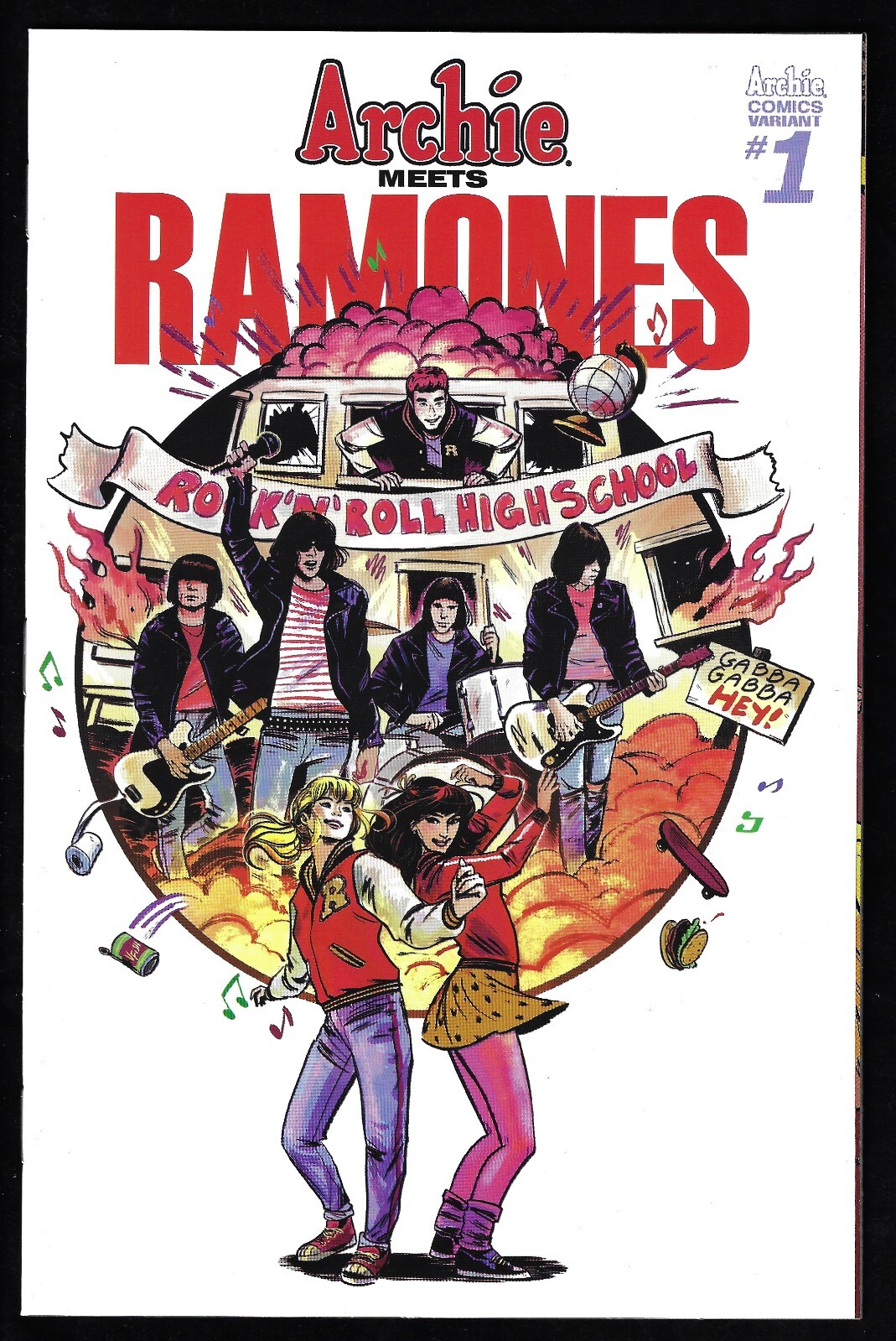 Archie Meets Ramones #1 (2016) Veronica Fish Variant Cover | eBay