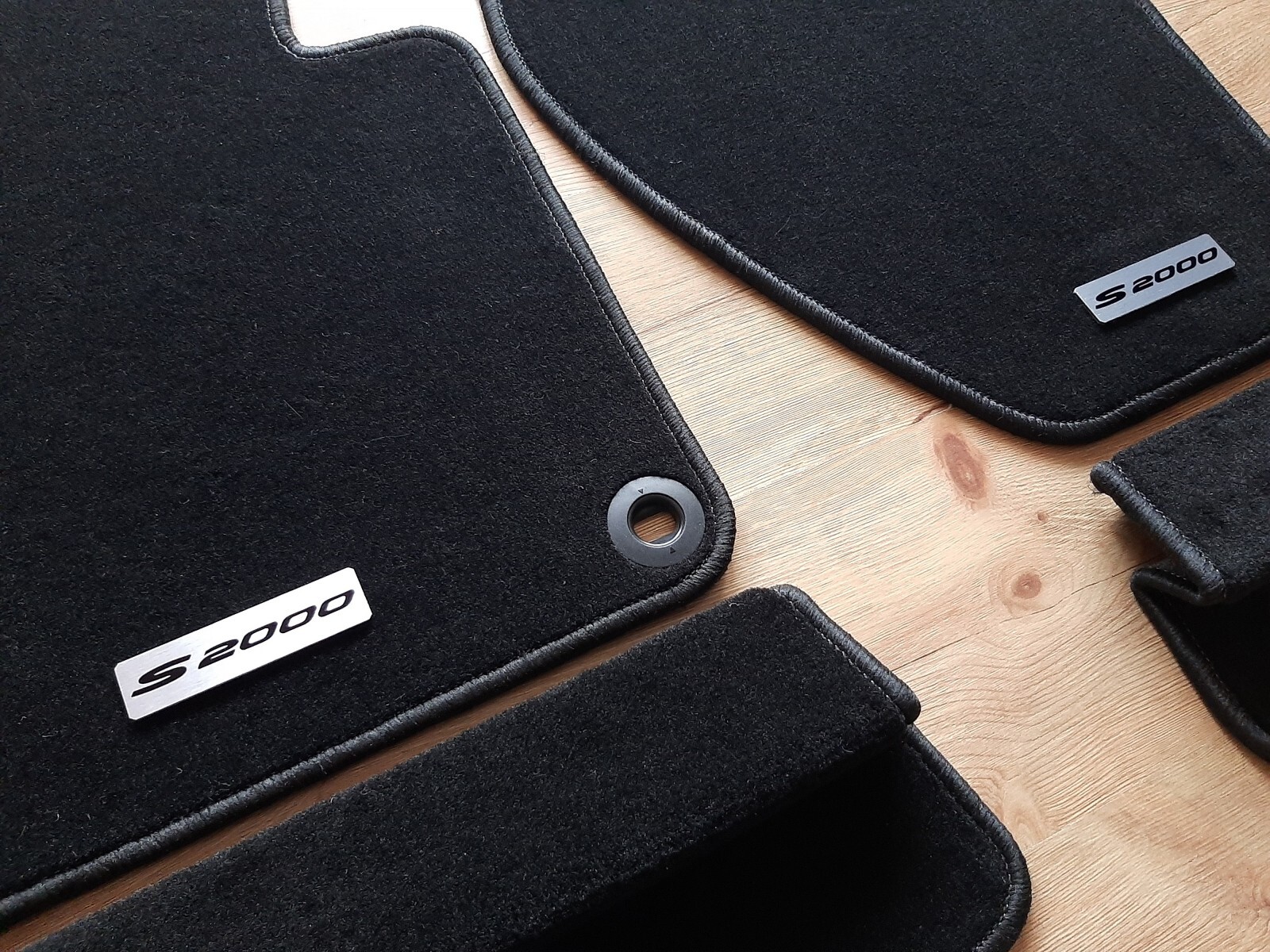 Rugs Honda S2000,AP1,AP2, set of 4 pieces, BLACK,thickness 10mm ...