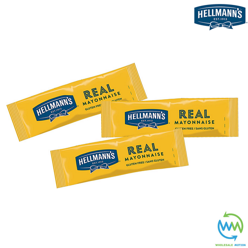 Hellmann's Real MAYONNAISE Sachets 9.2g 10ml SAUCE Individual Portion ...