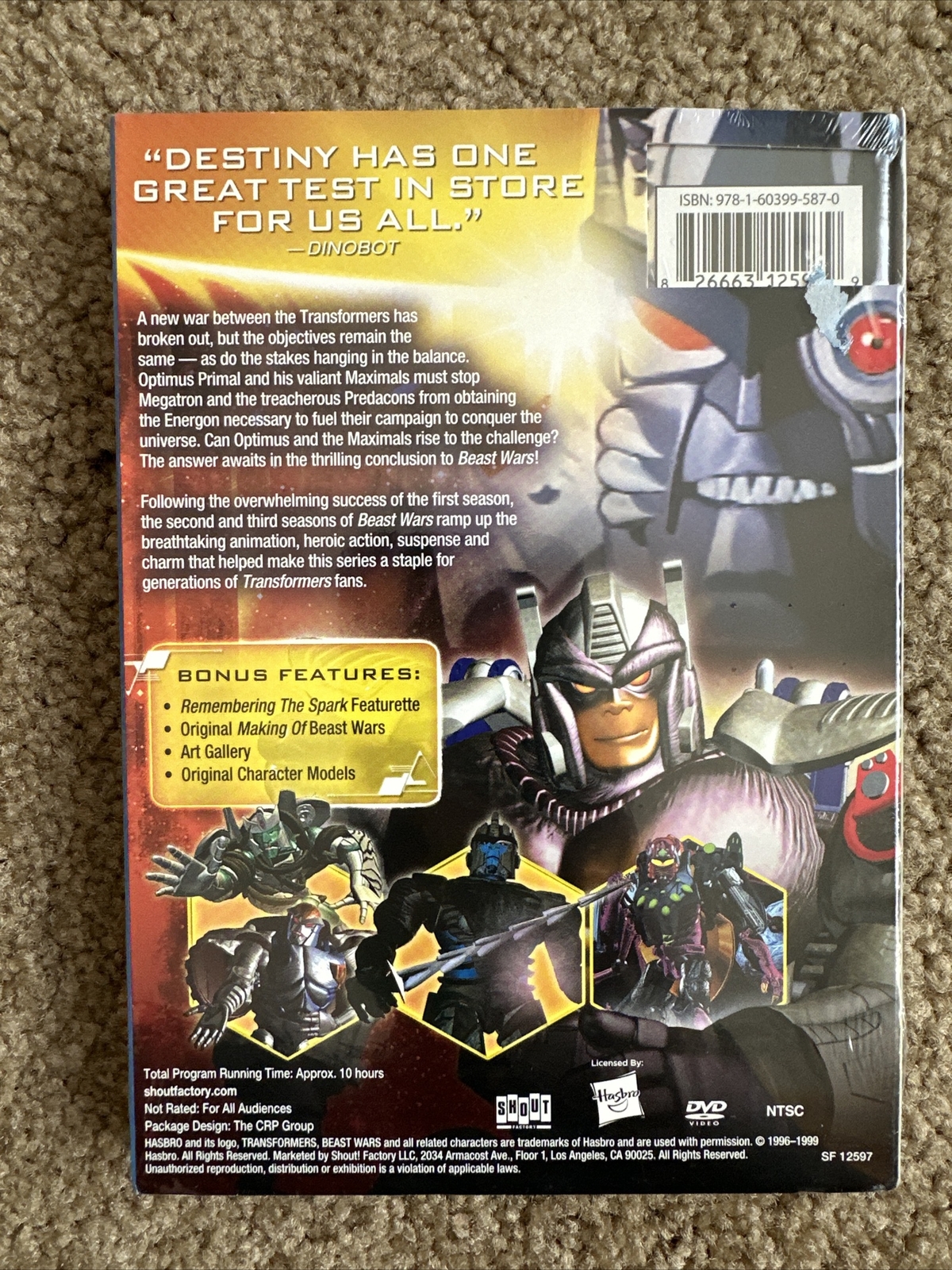 Transformers: Beast Wars - Seasons 2 3 (DVD, 2011, 4-Disc Set) for sale ...