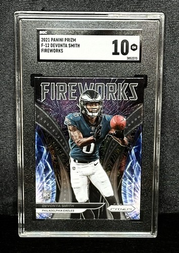 2021 Panini Prizm - Fireworks Devonta Smith #F-12 (RC) for sale online ...