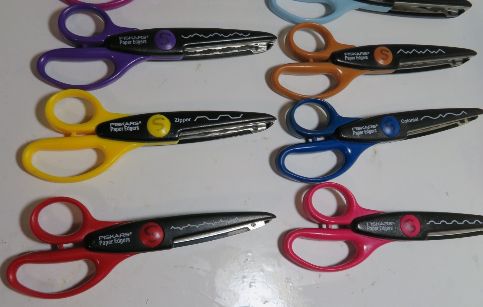 9 pc Lot Fiskars Crafting Scrapbook Paper Edgers Scissors & Creative ...