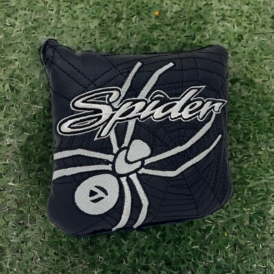 TaylorMade Golf Spider 2020 Putter Black/White Headcover -EUC FAST ...