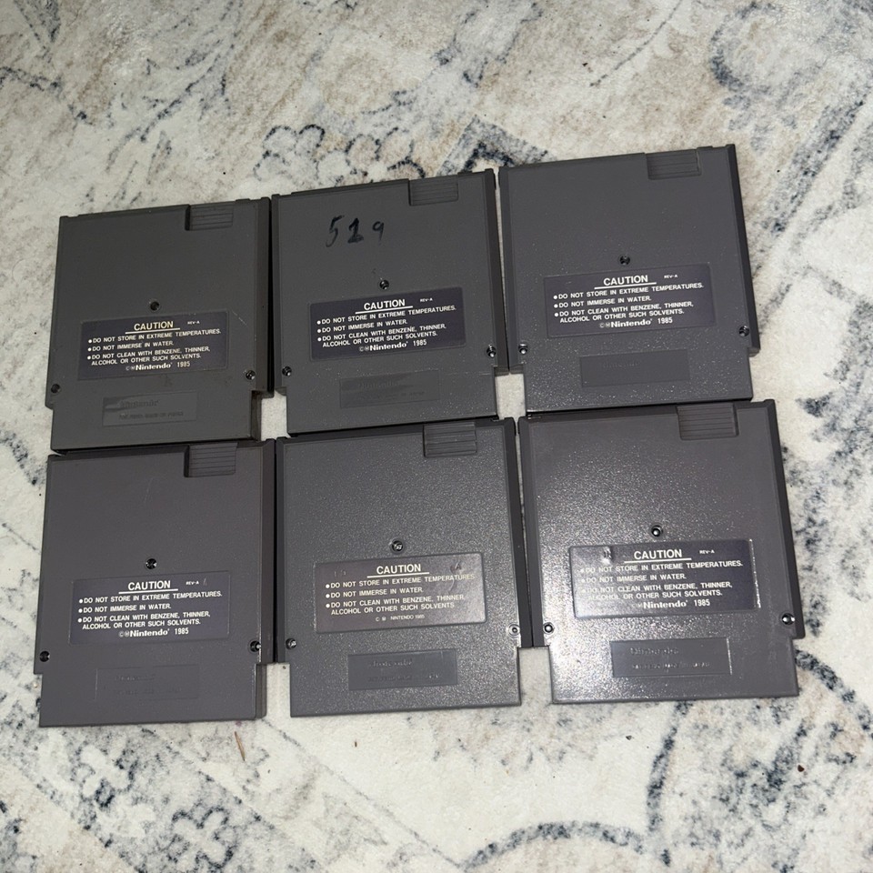 Lot Of 6 Nintendo NES Games Cartridges Only | eBay