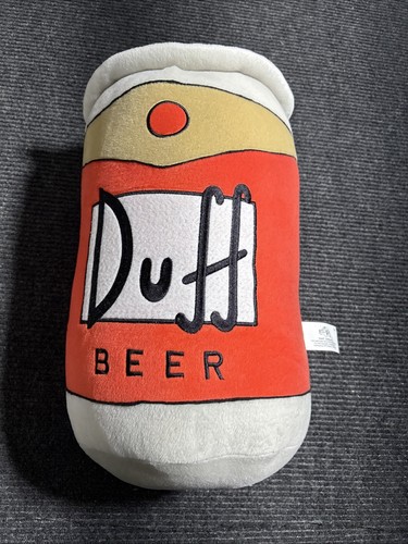 Universal Studios Exclusive The Simpsons 16” Duff Beer Can Pillow Plush ...