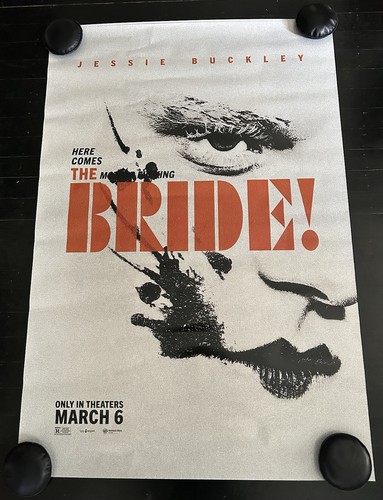 The Bride,2026,Original,DS,One Sheet,27”x40”,Movie Poster,Creases | eBay