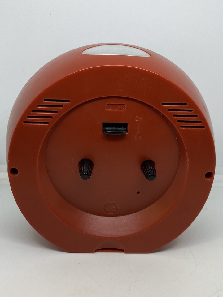 Westclox Luminous Large Big Ben Red Alarm Clock Glow in Dark + Light Up ...