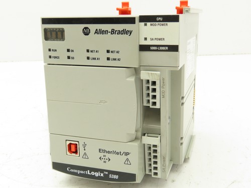 Allen Bradley 5069-L306ER CompactLogix 5380 PLC 600KB Ethernet/IP ...