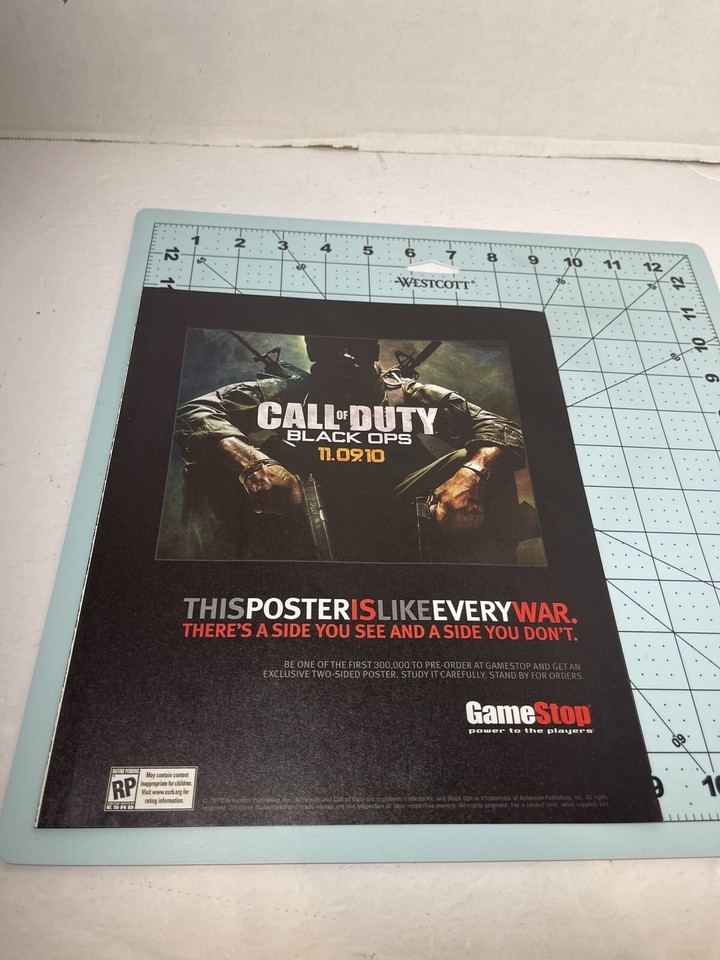 Call Of Duty Black Ops Release video game print ad wall art Ephemera | eBay