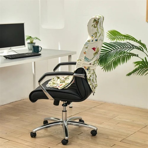 Floral Prints Elastic Chair Cover Geometry Computer Chairs Slipcovers ...