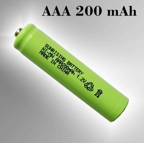 Ni-MH AAA 200mAh 1.2V Battery for SOLAR Lights Lamps Batteries LR3 | eBay