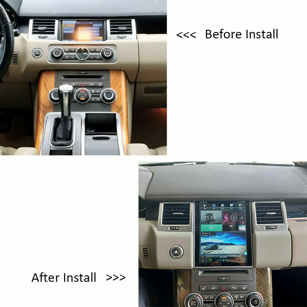 Android Tesla Radio Screen GPS Stereo For Land Rover Range Rover Sport ...