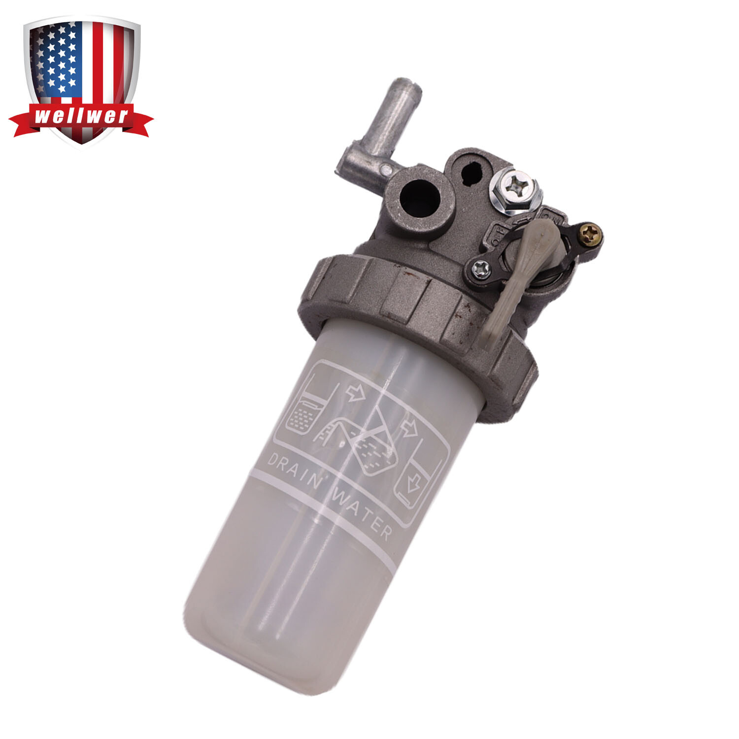 Fuel Separator Fits for Kubota Tractor M100 M105 M108 1G410-43350 16541 ...