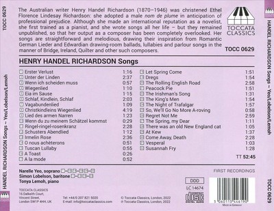 NARELLE YEO/SIMON LOBELSON/TONYA LEMOH HENRY HANDEL RICHARDSON: LET ...