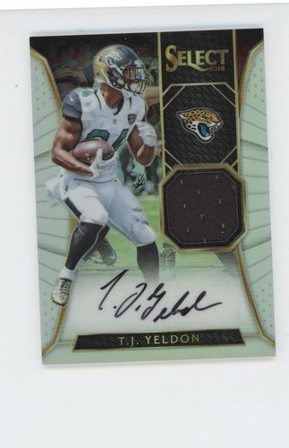 2016 Panini Black Gold TJ Yeldon Rookie Jersey Auto RC 45/49 | eBay