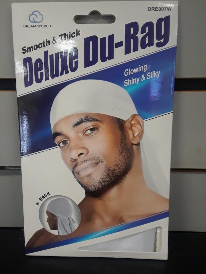 Smooth Thick Shiny & Silky Deluxe Du Rag Durag Black White + MORE ...