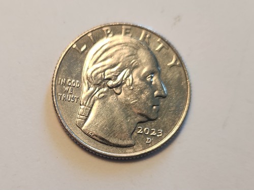 2023 D Washington Quarter Error - bubbles on neck two spots | eBay