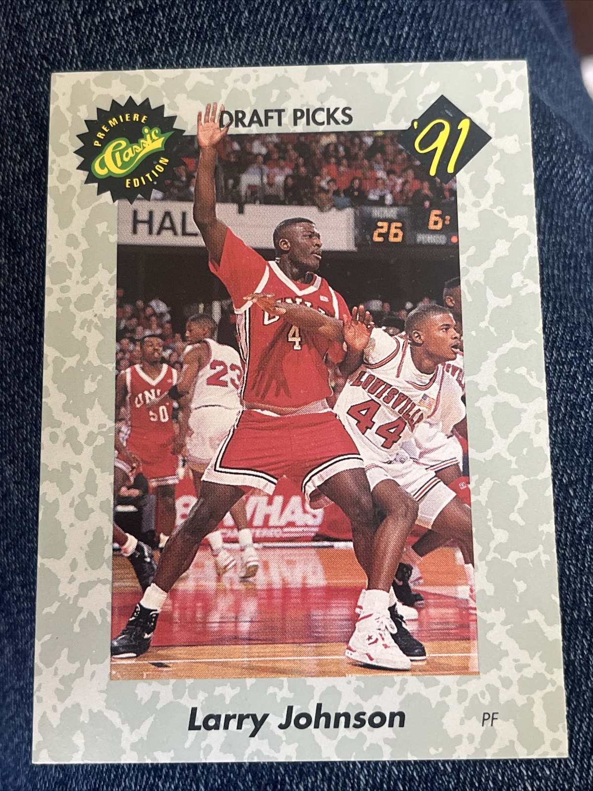 1991 Classic Larry Johnson Rookie RC #1 | UNLV NCAA Champions | Hornets ...